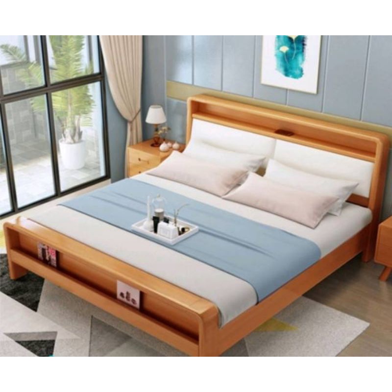 Jual dipan tempan tidur mininalis ukuran 180 x 200 kayu jati minimalis ...