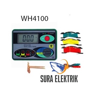 Jual Insulation Tester Megger Grounding WH4100 Digital DV | Shopee ...