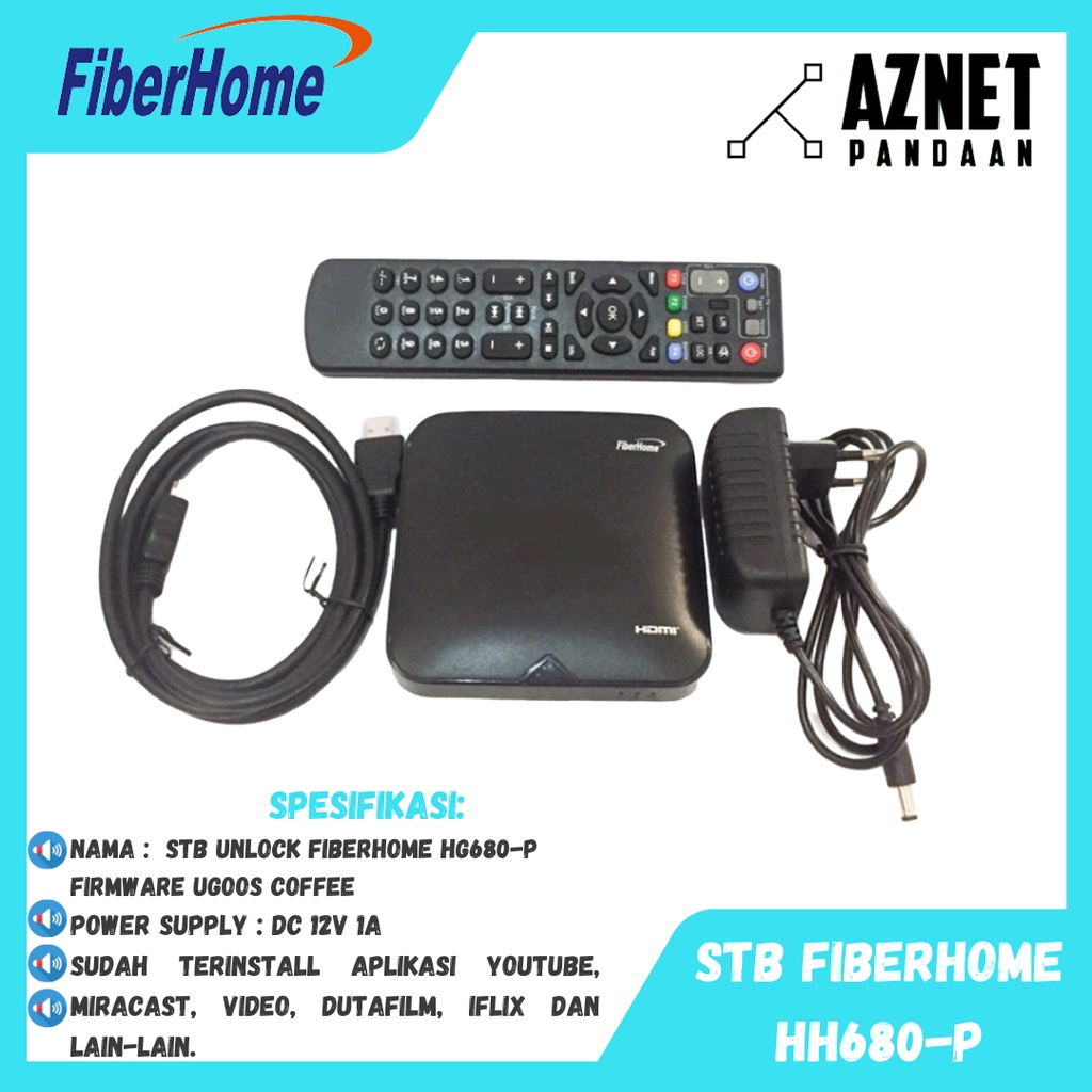 Jual STB ANDROID UNLOCK FIBERHOME HG680-P FIRMWARE UGOOS COFFEE ...