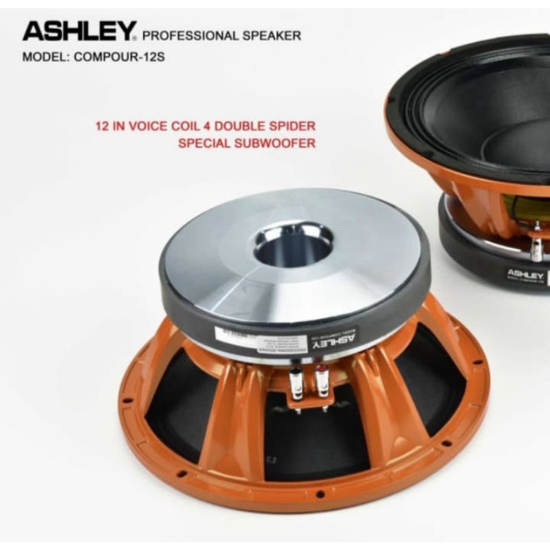 Jual Speaker Subwoofer 12 Inch Ashley Comfour 12S Voice Coil 4 in ...