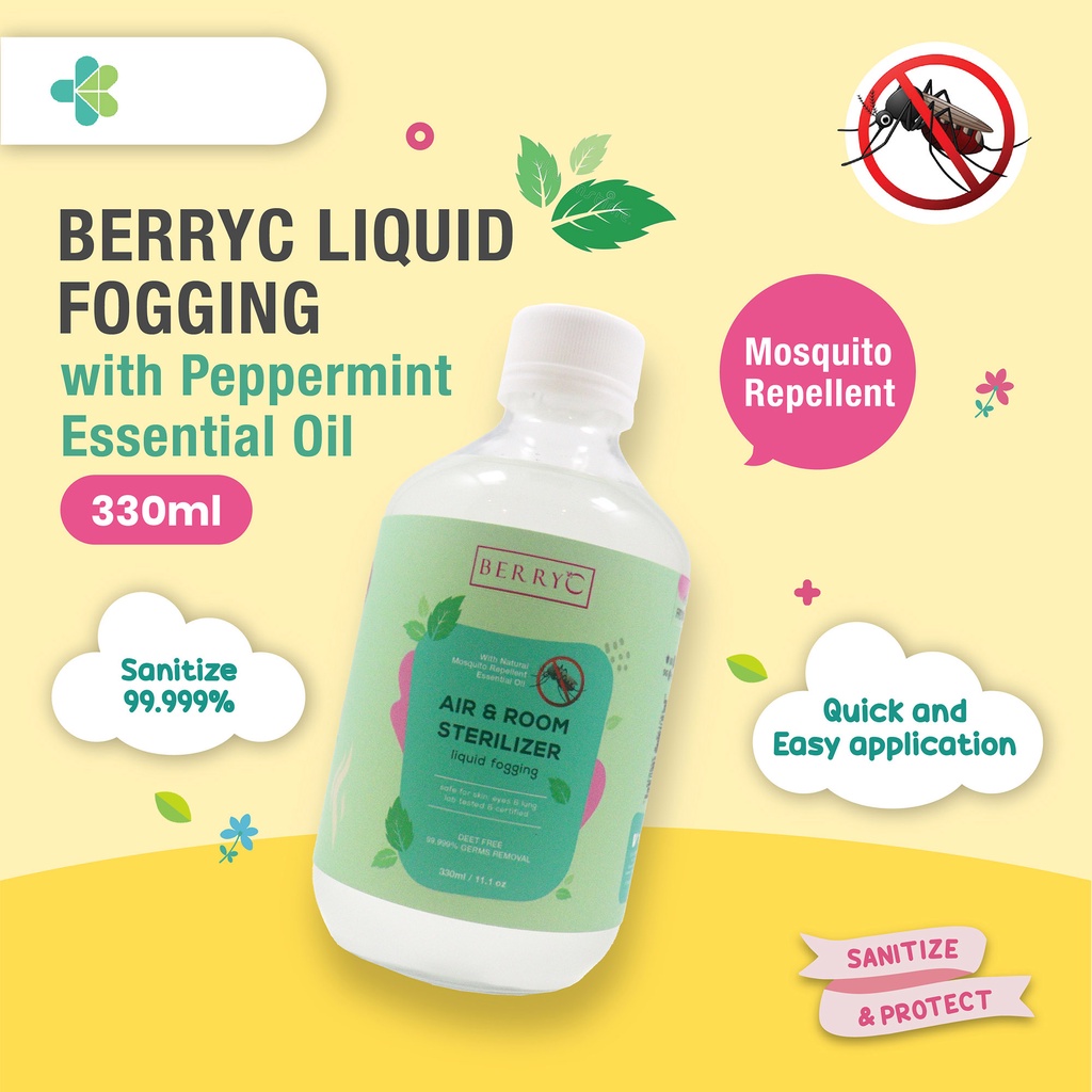 Jual BerryC Berry C Liquid Fogging Nyamuk (Mosquito Repellent) 330 ml ...