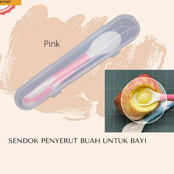 Jual Sendok SERUT buah bayi sendok makan bayi alat mpasi | Shopee Indonesia