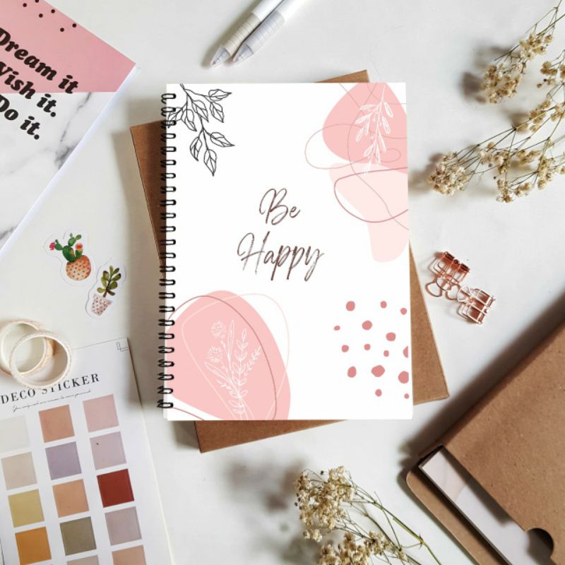 Jual NOTEBOOK A5 / BUKU JURNAL A5 GRID/DOTTED/ BLANK/LINE. NOTEBOOK ...