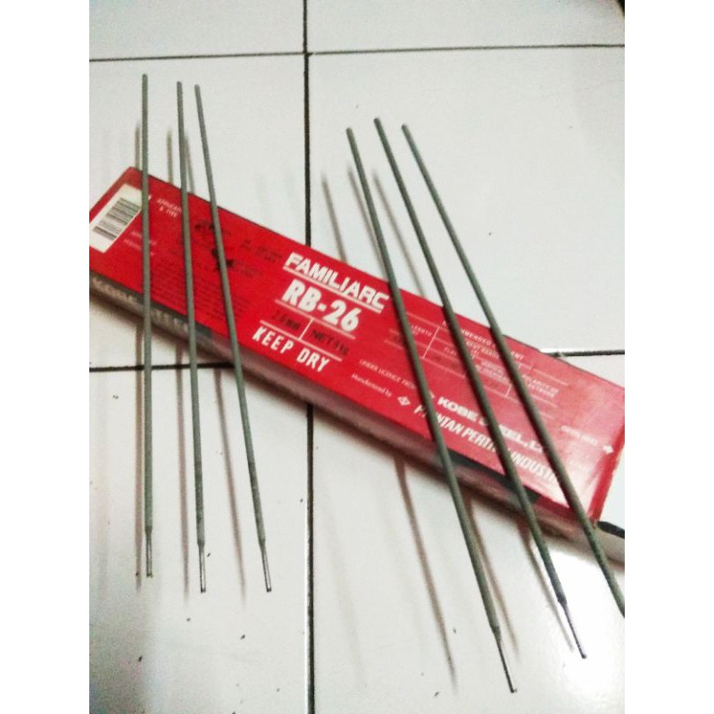 Jual Kawat Las Listrik per 1 kg RB 2,6 mm- 3,2mm / RD 2 mm | Shopee Indonesia