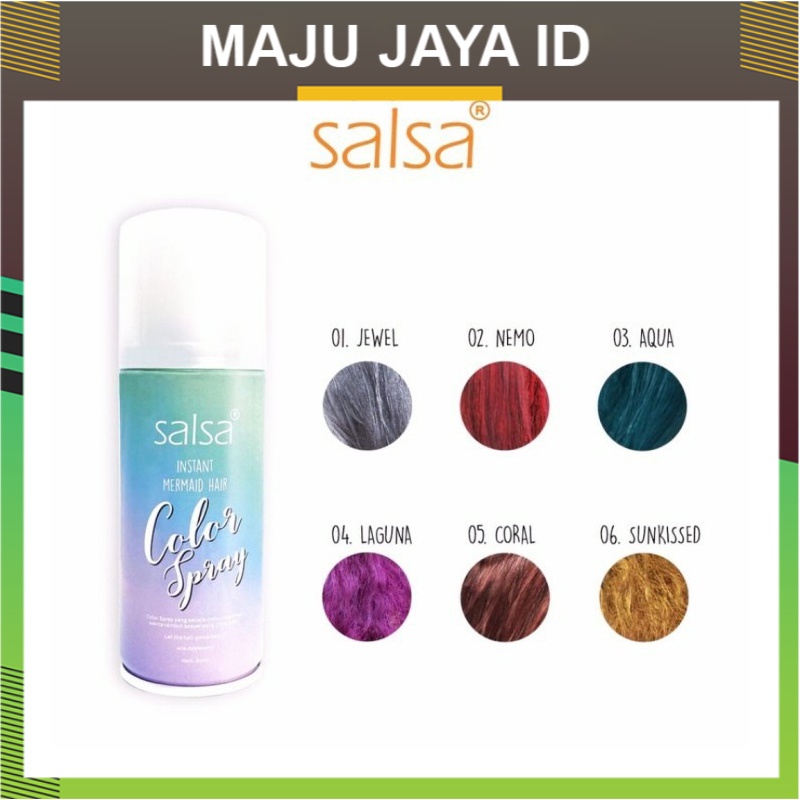 Jual SALSA Instant Mermaid Hair Color Spray - Semir Rambut Temporary ...