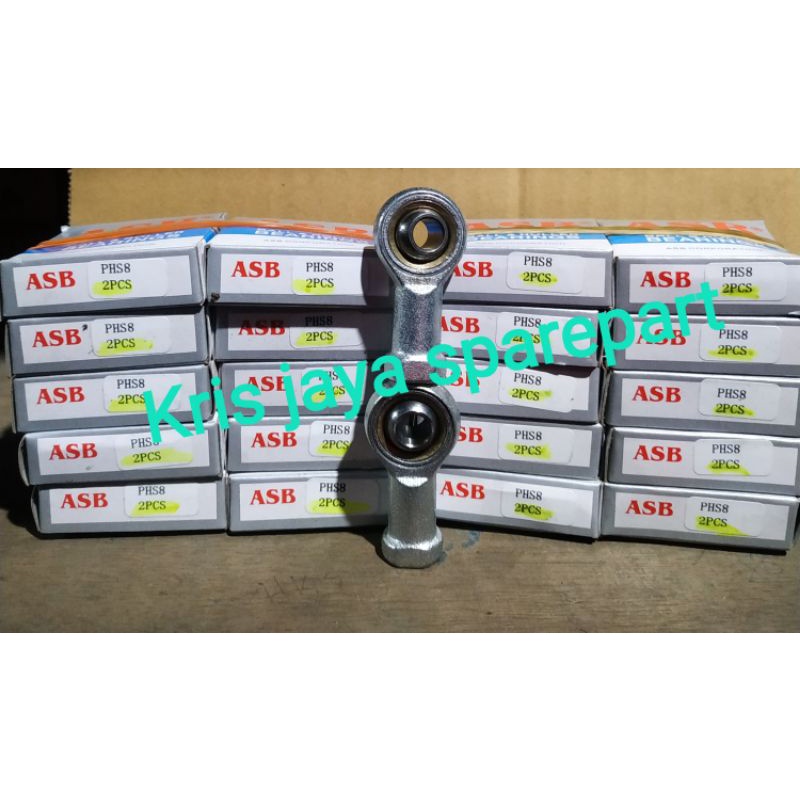 Jual phs 8 bearing rod end drat kanan merk asb | Shopee Indonesia