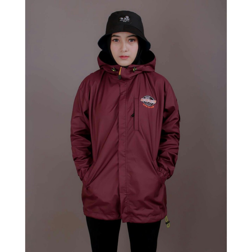 Jual JAKET OUTDOOR PARASUT TASLAN MAROON ORIGINAL BJL - PARASUT GUNUNG ...