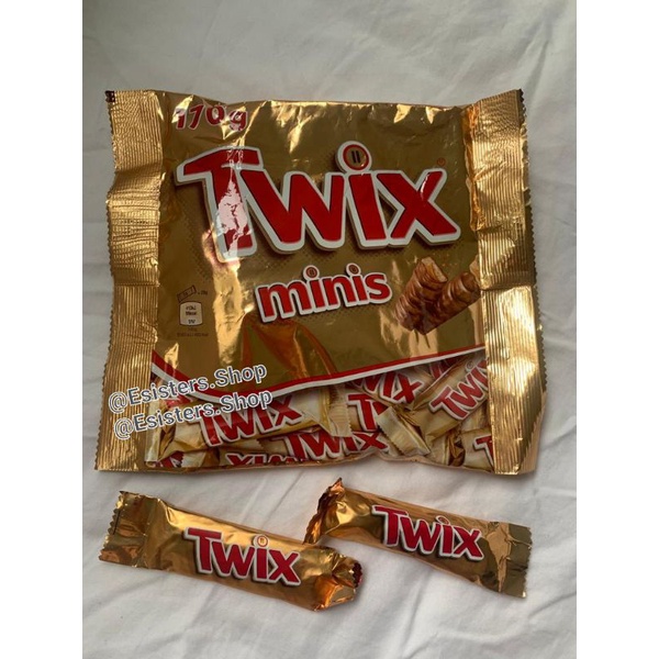 Jual Twix Chocolate Caramel Crunch Biscuit / Cokelat Twix Minis Coklat ...