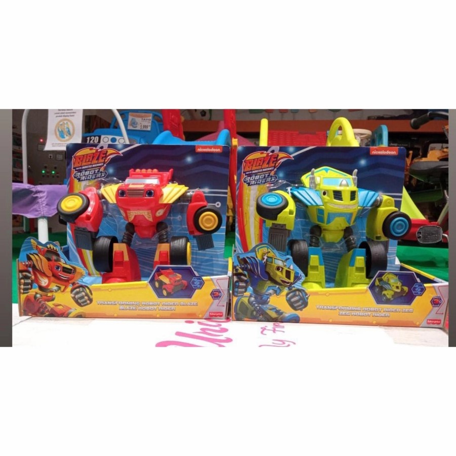 Jual sale mainan: Blaze Robot Riders Transforming Robot Rider Blaze ...