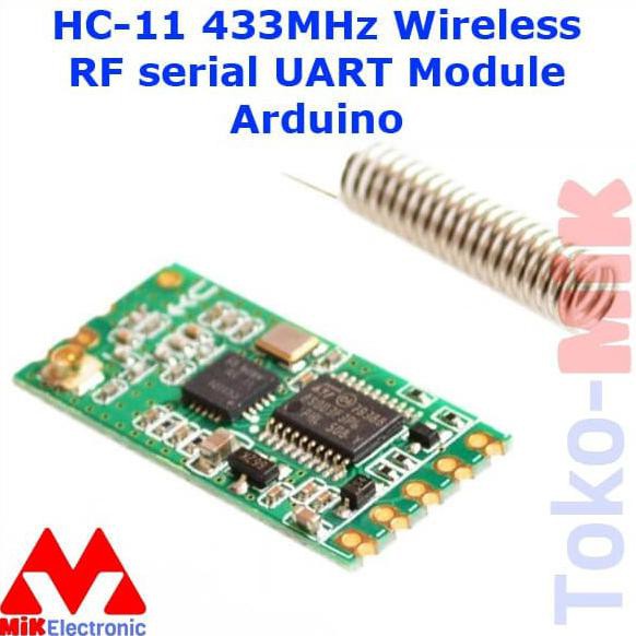 Jual Hc-11 Hc11 433Mhz Wireless Rf Serial Uart Module Cc1101 5V 3V Arduino Tokmik23 Murah ...