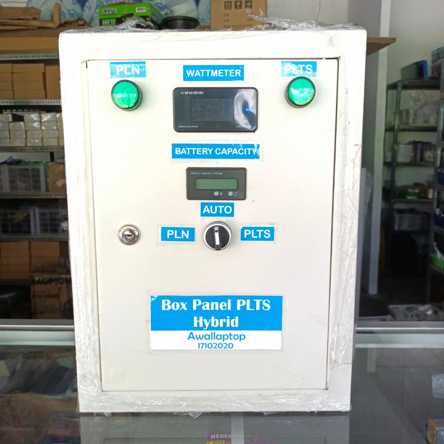 Jual paket box panel PLTS 2000w PSW ATS solar panel surya pure sine ...