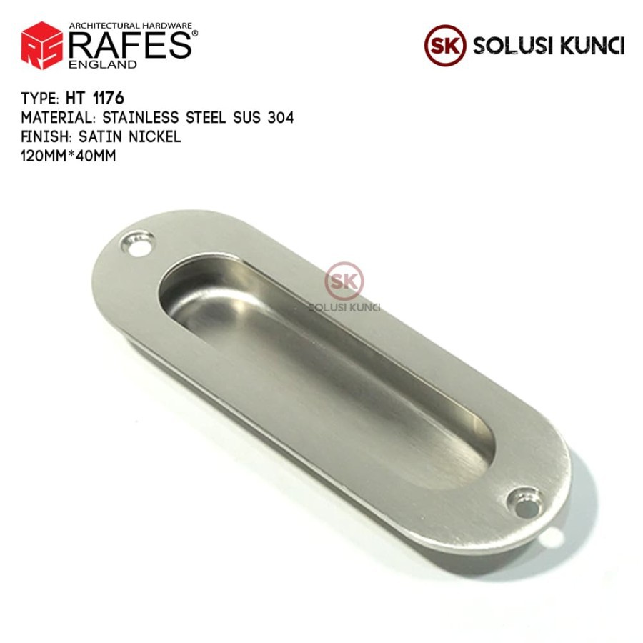Jual Handle Pintu Tanam RAFES ENGLAND SUS 304 (HT 1176) | Shopee Indonesia