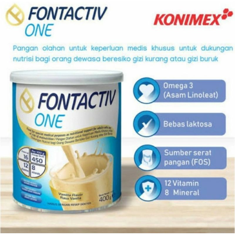 Jual SUSU FONTACTIV ONE 400 GR | Shopee Indonesia