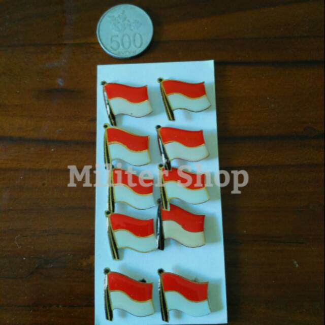 Jual Pin Merah Putih - Pin Bendera Merah Putih - Upacara - Paskibra ...
