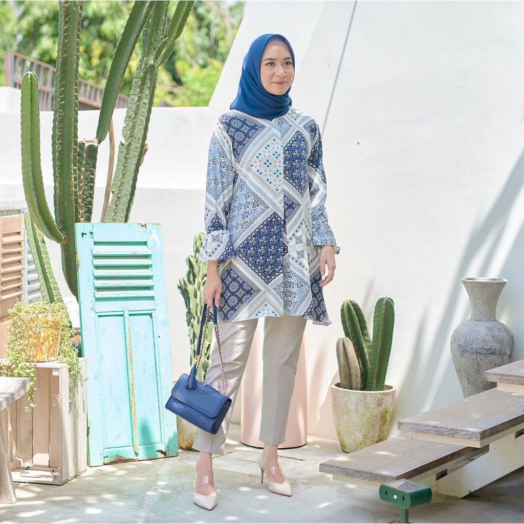 Jual SHELOMITA TUNIK ORI KHEVA MAUZA | Shopee Indonesia
