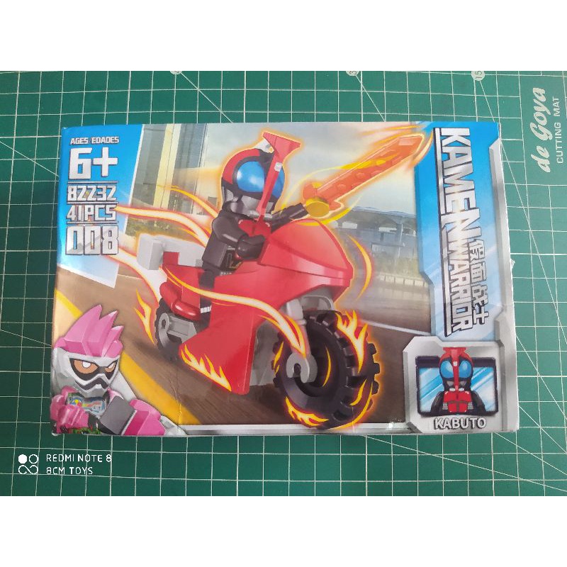 Jual Lego Kamen Rider Kabuto with motorcycle Minifigure Brick KW ...