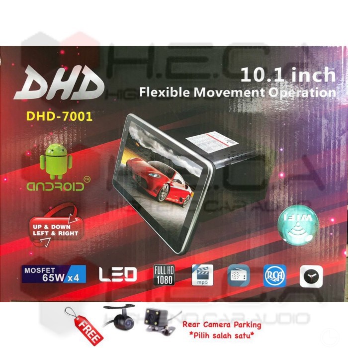 Jual DHD DHD-7001 Manual Rotary Android Double Din Head Unit Tape ...