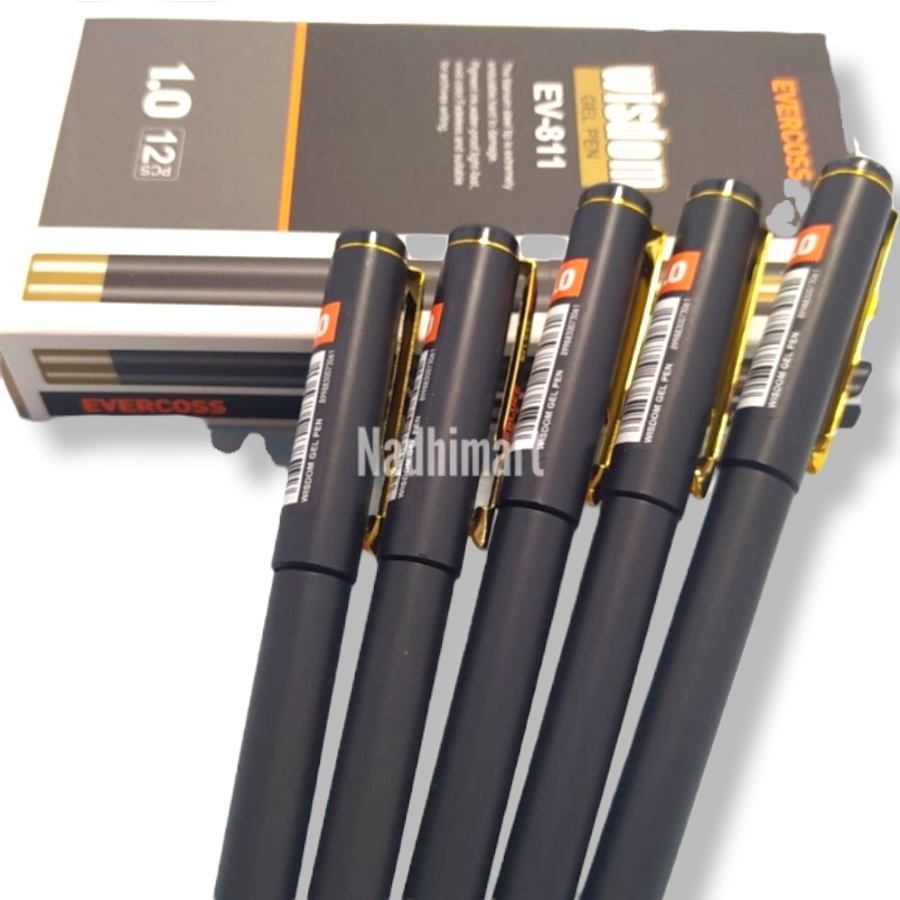 Jual EVERCOSS PULPEN TANDA TANGAN 1MM EV-811 / BOLPEN HITAM / PULPEN ...