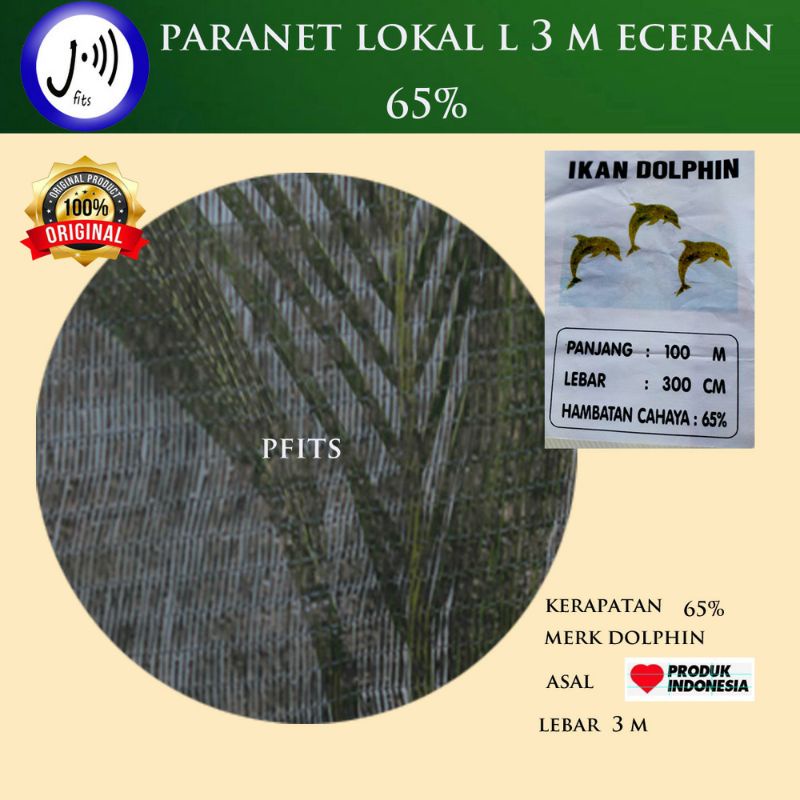 Jual Paranet 65% Eceran / Shading net / Agronet / jaring tanaman 65% ...