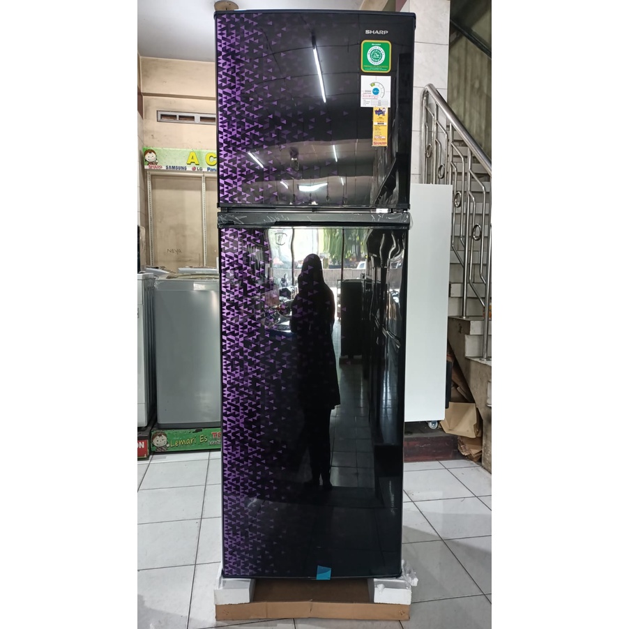 Jual Lemari Es 2 Pintu Sharp SJ-316MG-GB / Lemari Es 2 Pintu Jombang ...