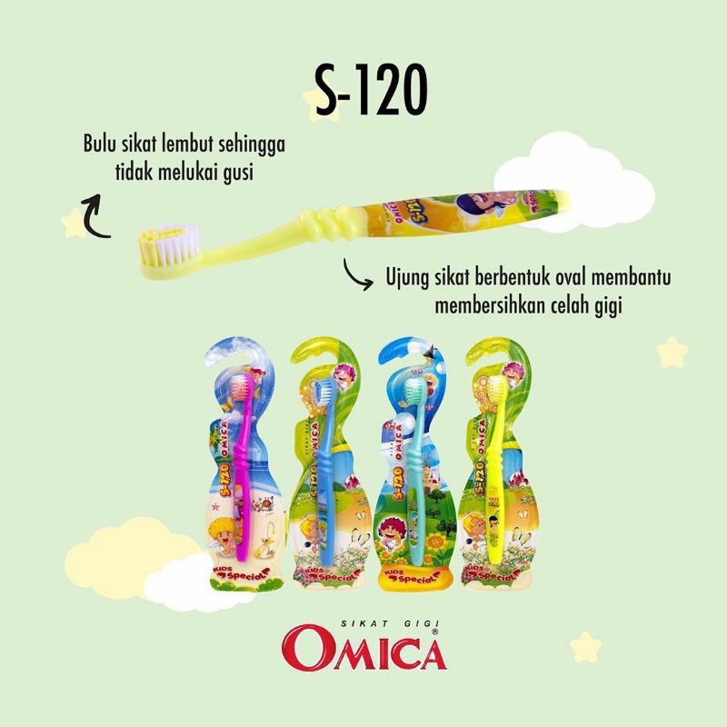 Jual SIKAT GIGI ANAK OMICA S-120 | Shopee Indonesia