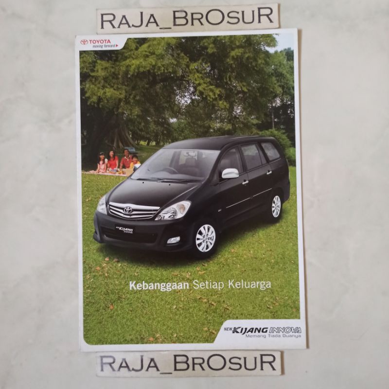 Jual Poster brosur katalog leaflet Toyota New Kijang Innova 2008 B ...