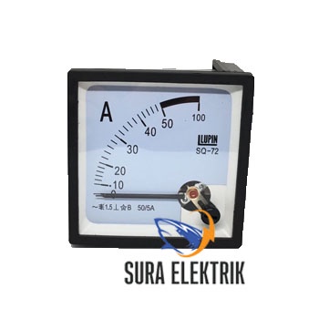 Jual AMPERE METER 30/5A - 500/5A 72x72 LUPIN | Shopee Indonesia