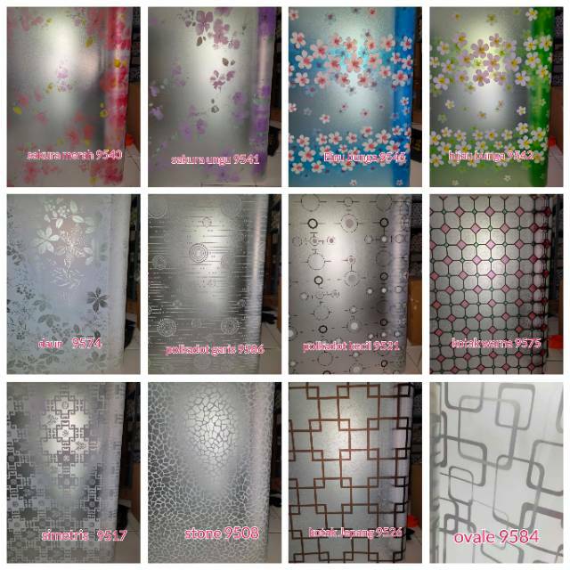 Jual STIKER KACA PINTU JENDELA All Varian Motif | Shopee Indonesia