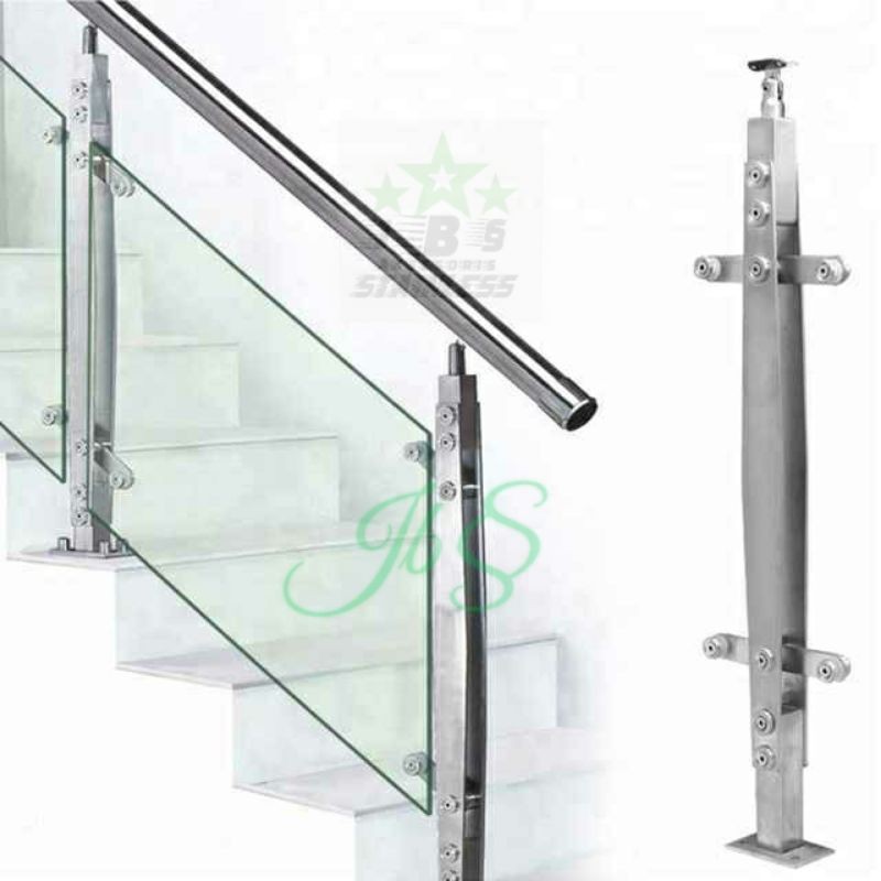 Jual TIANG RAIL SS 201 KACA ZZ | TIANG RAILING TANGGA KACA STAINLESS ...