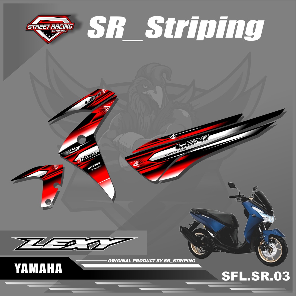Jual Striping LEXI - Sticker Sticker Striping Variasi List Motor LEXI ...