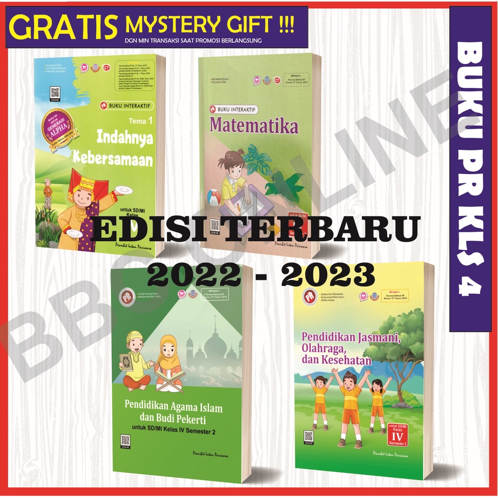 Jual BUKU PR/LKS INTERAKTIF SD KELAS 4 INTAN PARIWARA 2022/2023 | Shopee Indonesia