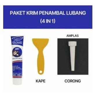 Jual Dempul Pasta Penambal Dinding Lubang Menghitam dan Keropos ...