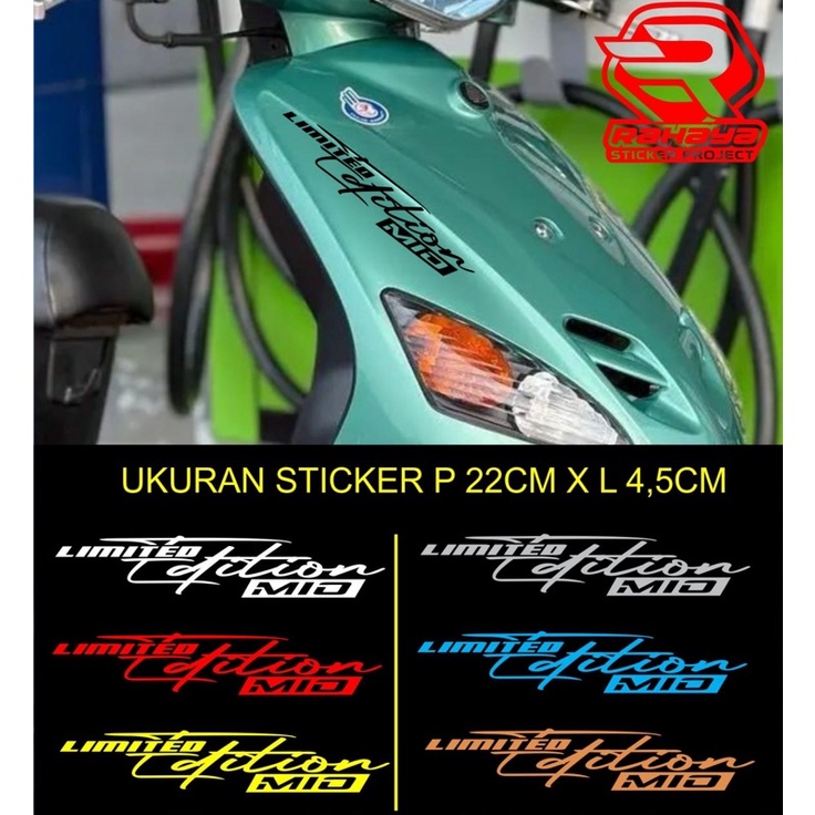 Jual cutting sticker limited edition mio | Shopee Indonesia