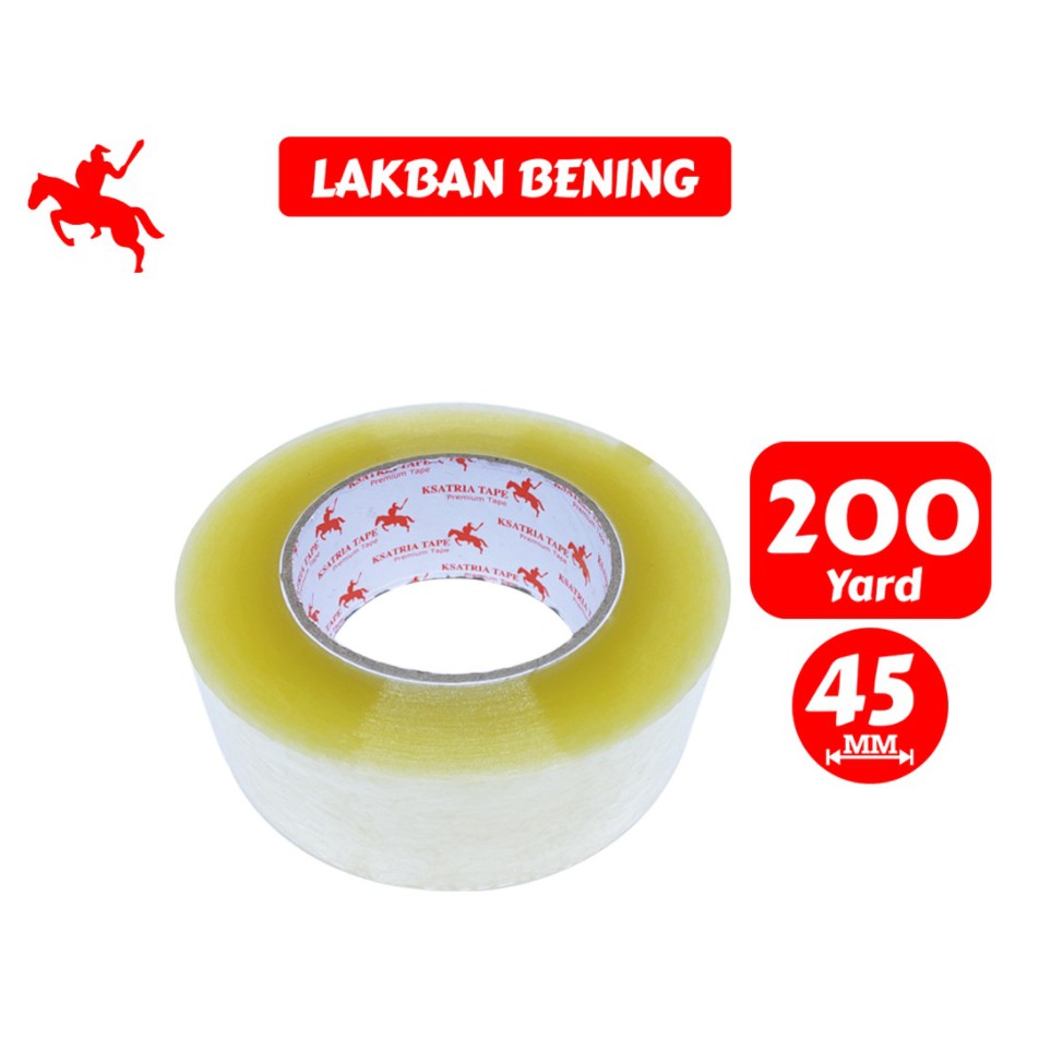Jual Lakban Bening Solasiban Solatip Tape 200 Yard | Shopee Indonesia