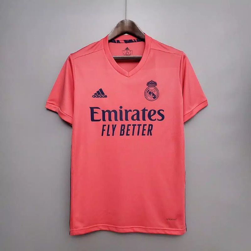 Jual JERSEY REAL MADRID AWAY PINK 2020/2021 GRADE ORI PREMIUM HIGH QUALITY IMPORT | Shopee Indonesia