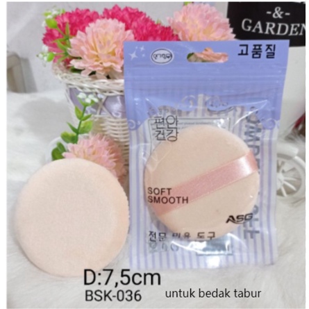 Jual Sponge Bulat Besar foundation 7cm|Spon Bedak Tabur Bulat 7.5cm ...
