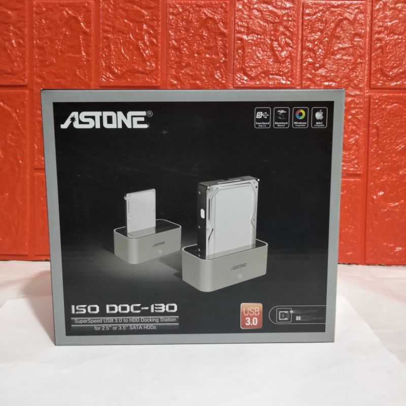 Jual HDD Docking Astone ISO doc-130 USB 3.0 2.5" 3.5" SATA | Shopee ...