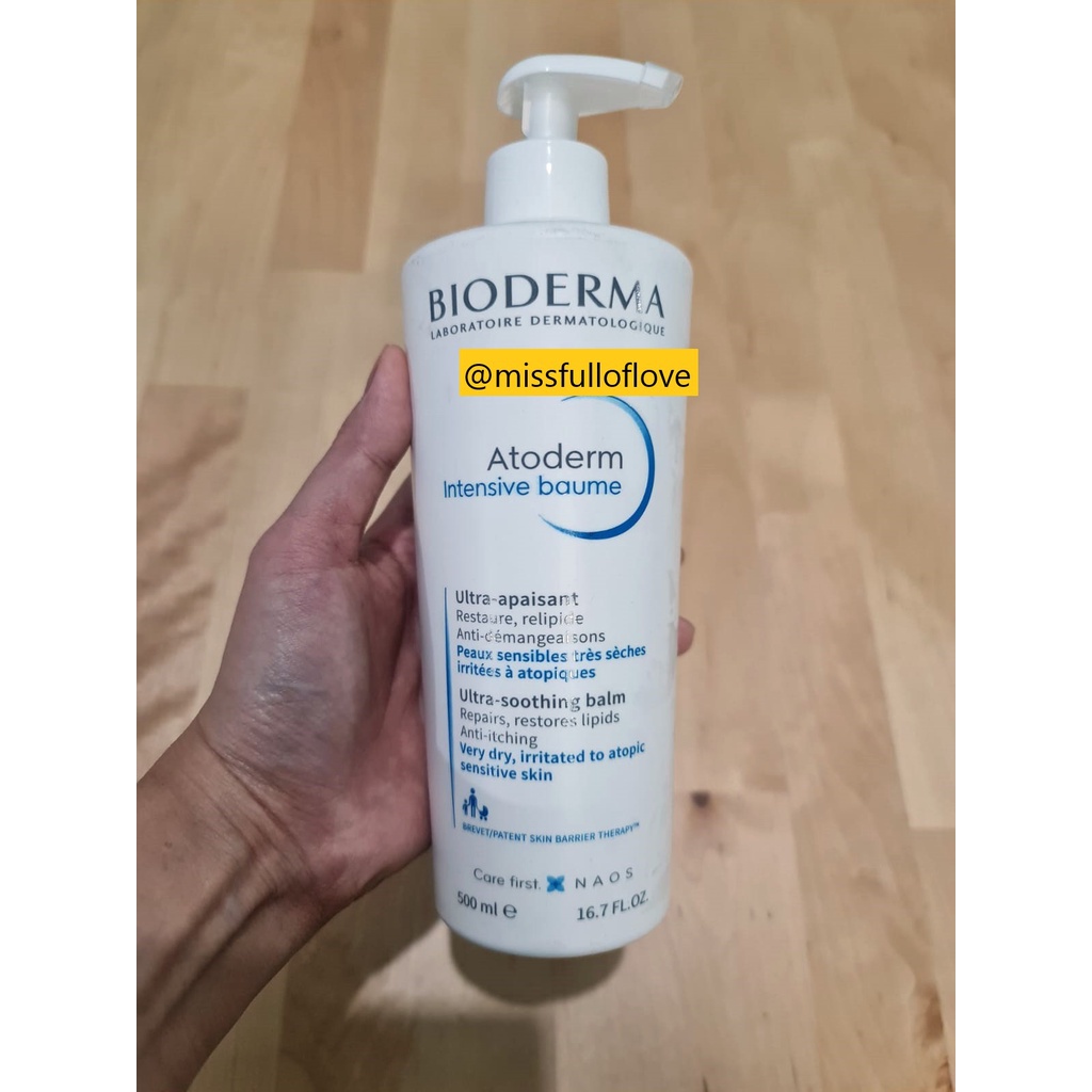 Jual Bioderma Atoderm Intensive Baume 500 ml Very Dry Sensitive Skin ...