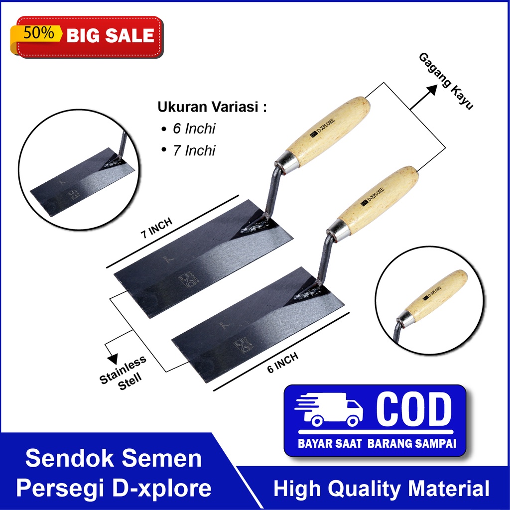 Jual Sendok Semen Cetok Semen Baja Asli kotak Alat Tukang Bangunan ...