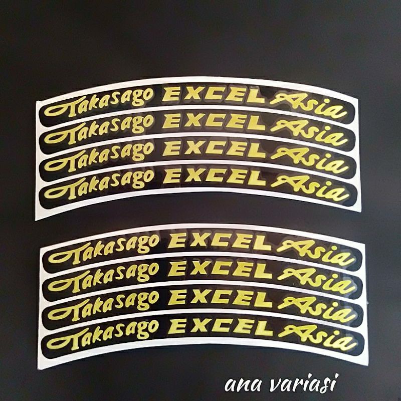 Jual stiker lis velg takasago excel asia ukurn besar stiker marchesini ...
