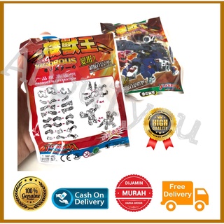 Jual Mainan Robot RAKIT Transformer Bongkar Pasang Robot Plastik Kecil ...