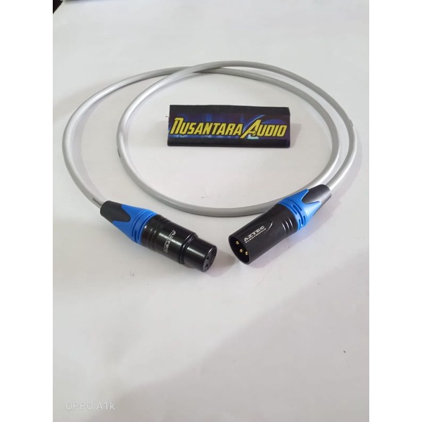 Jual Kabel xlr male female 50 cm mogami 2806 original japan | Shopee ...