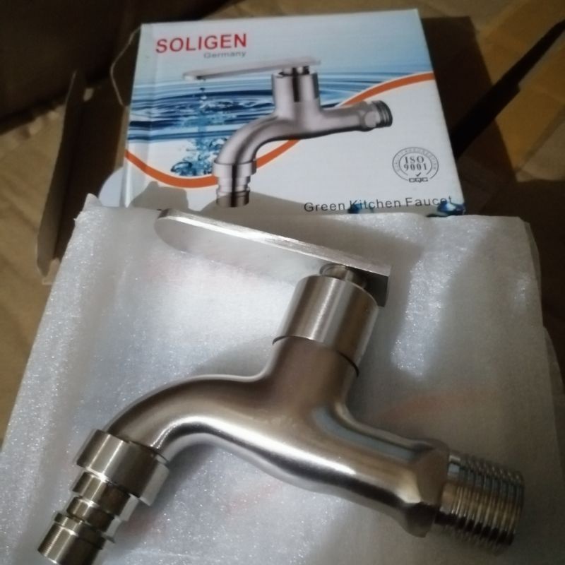 Jual Kran Air Stainless YG-1/Kran Taman/Kran Kamar Mandi/keran Tembok ...