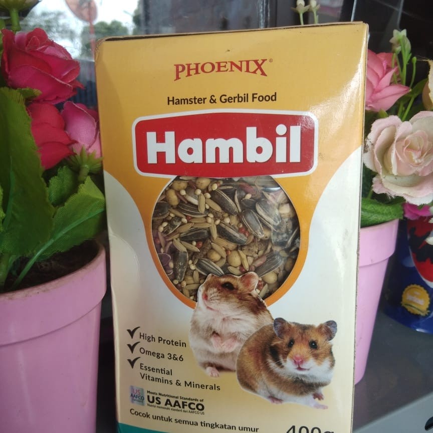 Jual Pakan Makanan Hamster Gerbil Food HAMBIL Phoenix Kwaci Kuaci ...