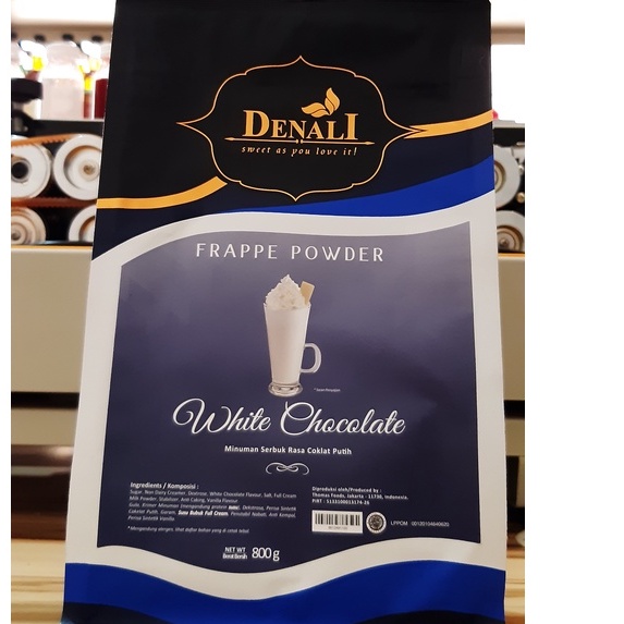 Jual Denali Frappe Powder - White Chocolate | Shopee Indonesia