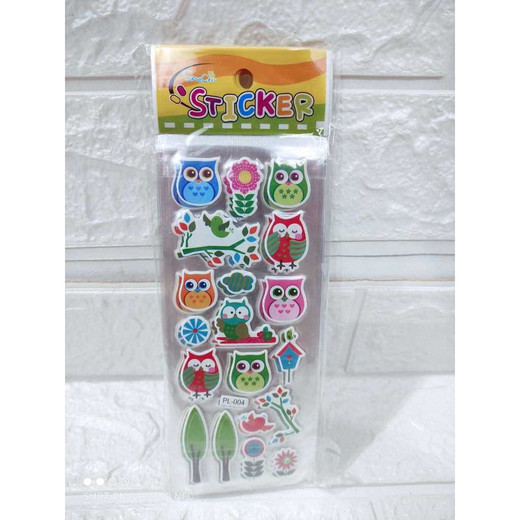 Jual STICKER TIMBUL ISI 10 PCS DAN 20 PCS TERMURAH/STICKER TIMBUL ...