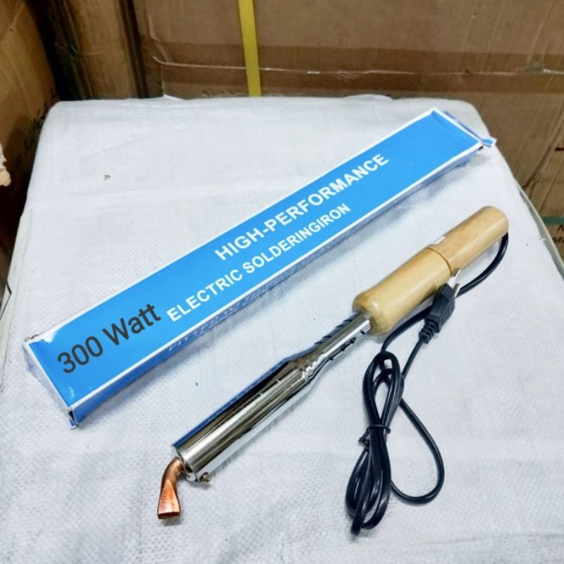 Jual solder gagang kayu 300 Watt - elektrik soldering iron 300 w ...