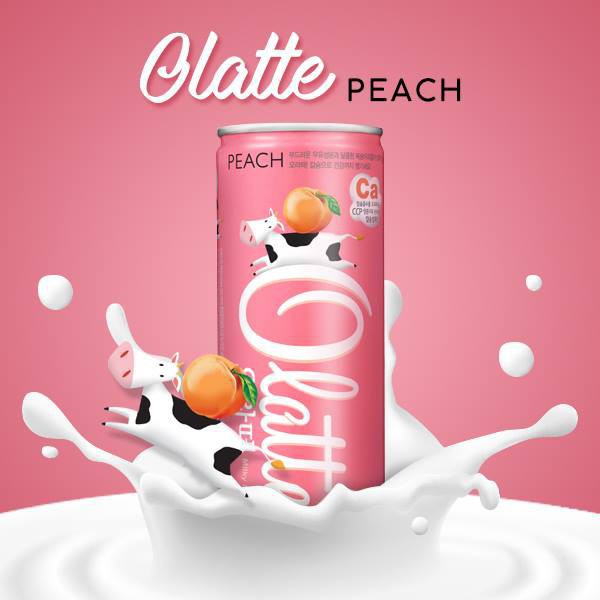 Jual [HALAL] OLATTE Milky And Fruit Drink Apple / Peach / Pear 240ml ...