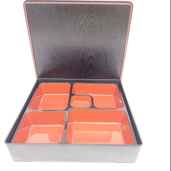Jual √QUALITY YASURAGI Bento Box Set 5-Div / Kotak Makan Sekat 5 #9-291 ...
