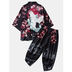 Jual baju Fashion Loose Men Women Japanese Robe Samurai Anime Cosplay ...